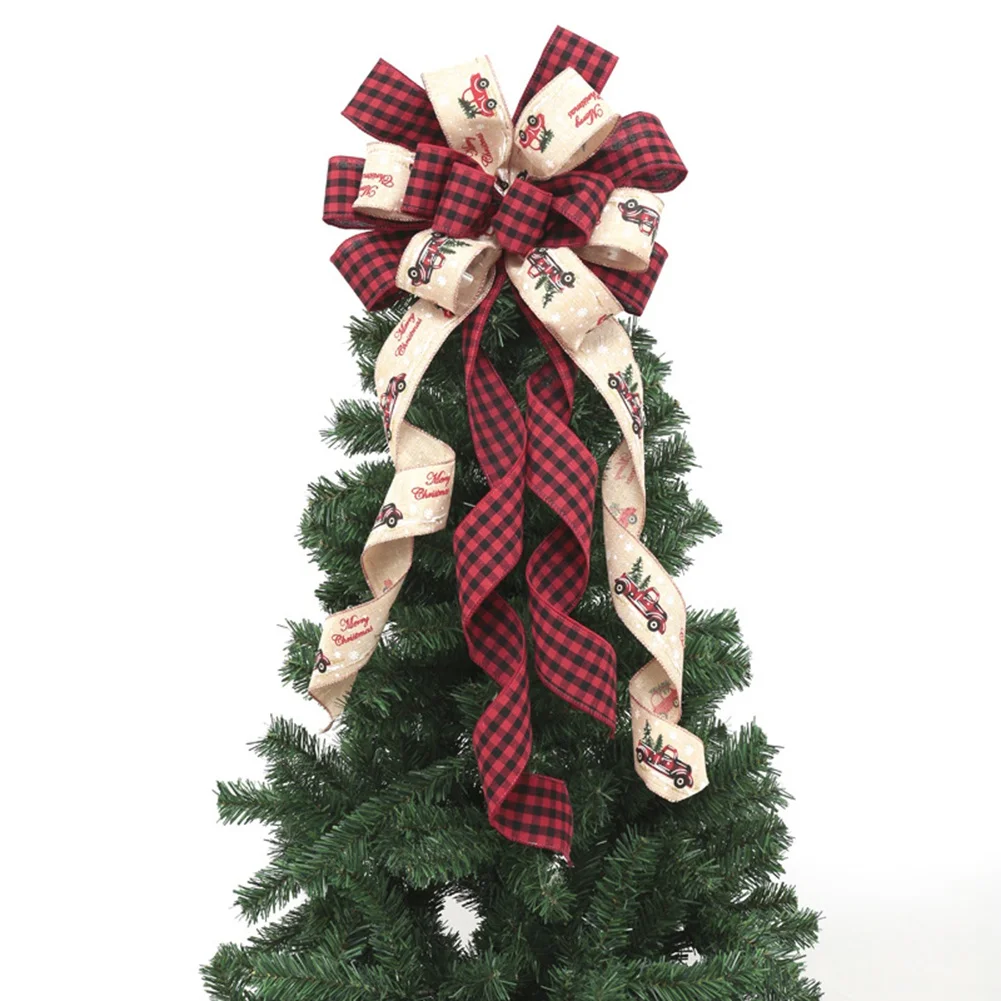 Christmas Tree Ribbon Toppers