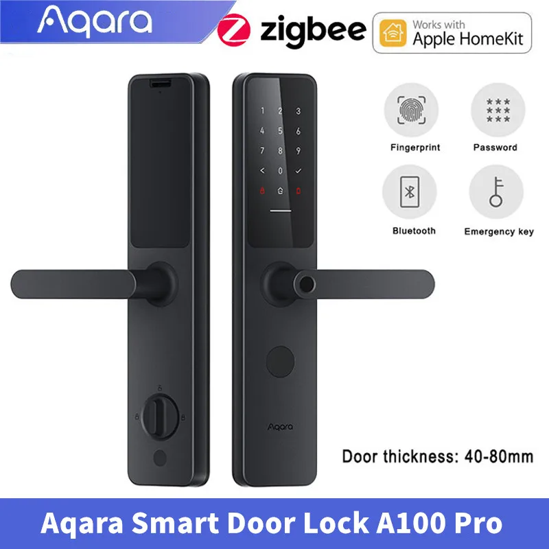 Aqara A100 Pro Zigbee Smart Door Lock Bluetooth 5.0 Smart Fingerprint ...