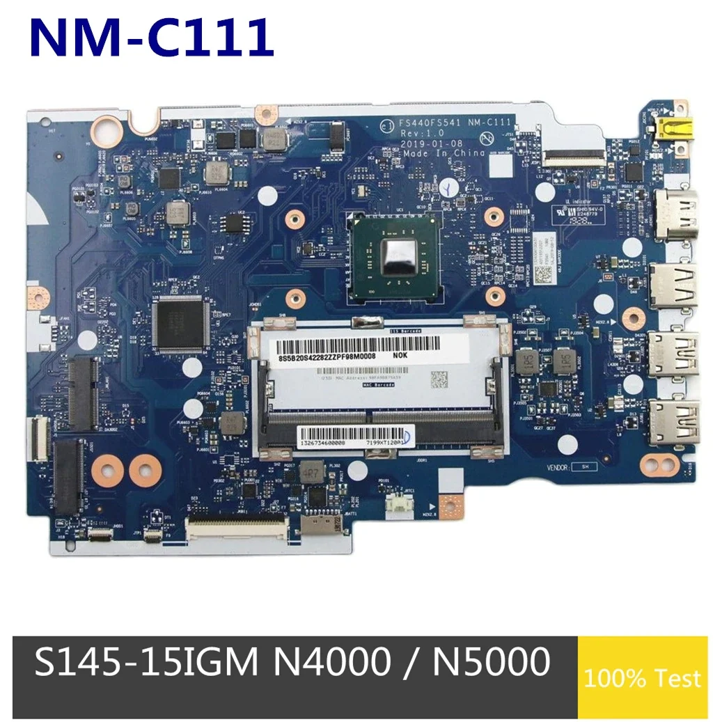 Original-For-Lenovo-IdeaPad-S145-15IGM-Laptop-Motherboard-NM-C111 ...