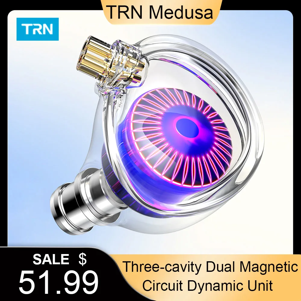 TRN-Medusa-High-performance-HiFi-Dynamic-Earphones-Three-cavity-Dual ...