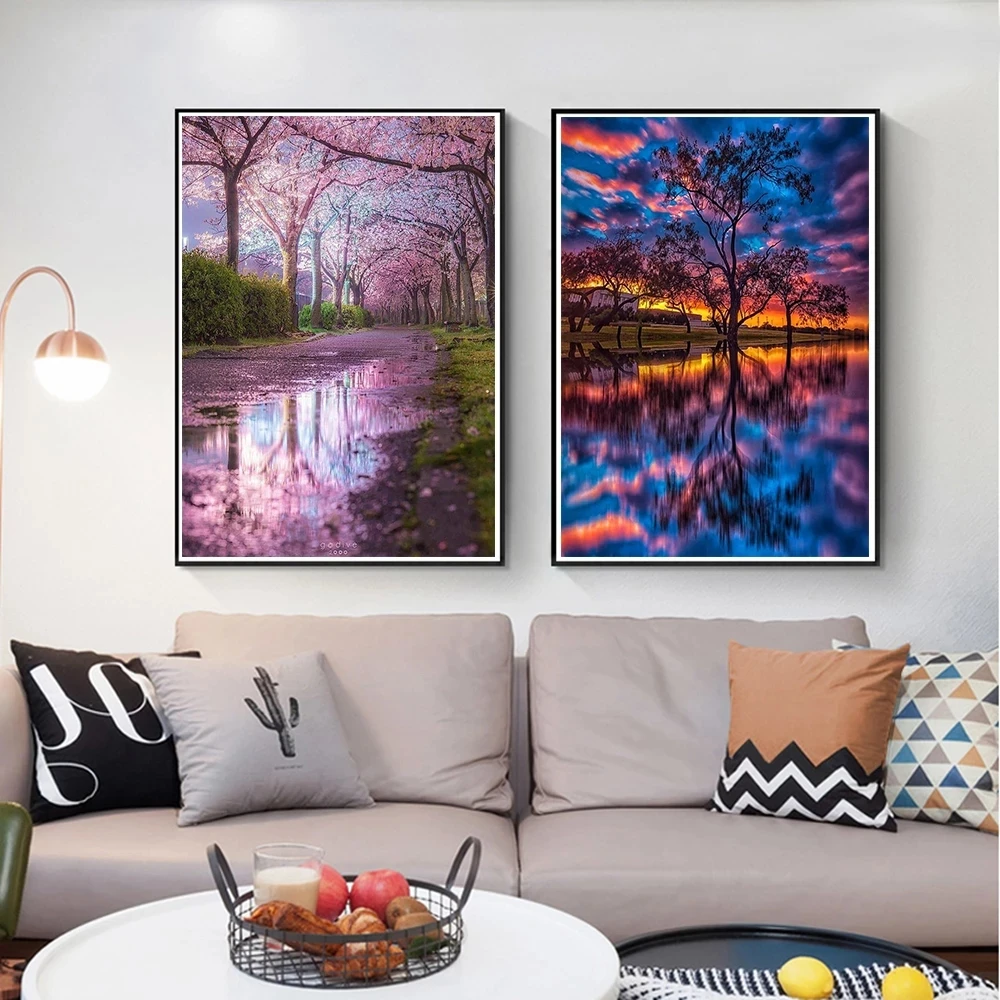 DIY Sunset Paint By Diamonds | Gifts Flash