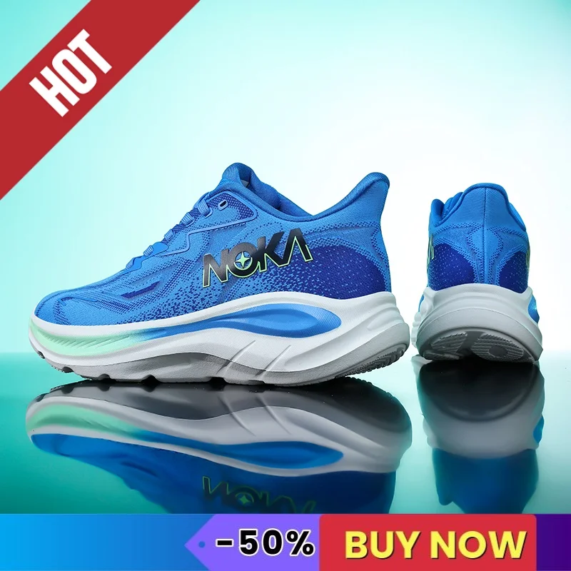 Sports Running Shoes Men Marathon Sneakers Soft Breathable Comfortable ...