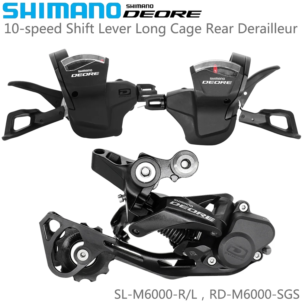 SHIMANO-DEORE-M6000-Derailleur-10-Speed-SL-M6000-R-L-Left-Right-Shift ...