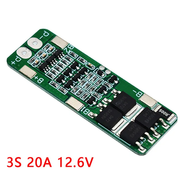 3S/4S 40A 60A Li-ion Lithium Battery Charger Protection Board 18650 BMS ...