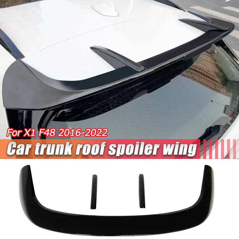 Glossy-Black-MP-Style-Rear-Spoilers-For-BMW-X1-F48-Spoiler-M-Trunk-Roof ...