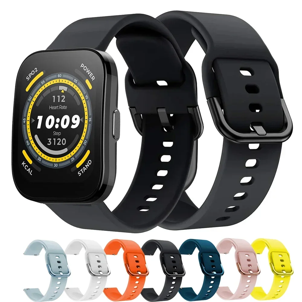 Bip-5-Strap-for-Amazfit-bip-5-Band-Smart-watch-Silicone-Bracelet ...