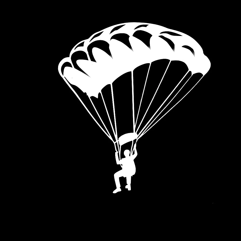 Parachute Black And White