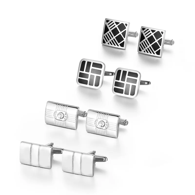4-Pairs-Cufflinks-Set-CuffLinks-For-Mens-Wedding-Souvenirs-Groomsmen ...