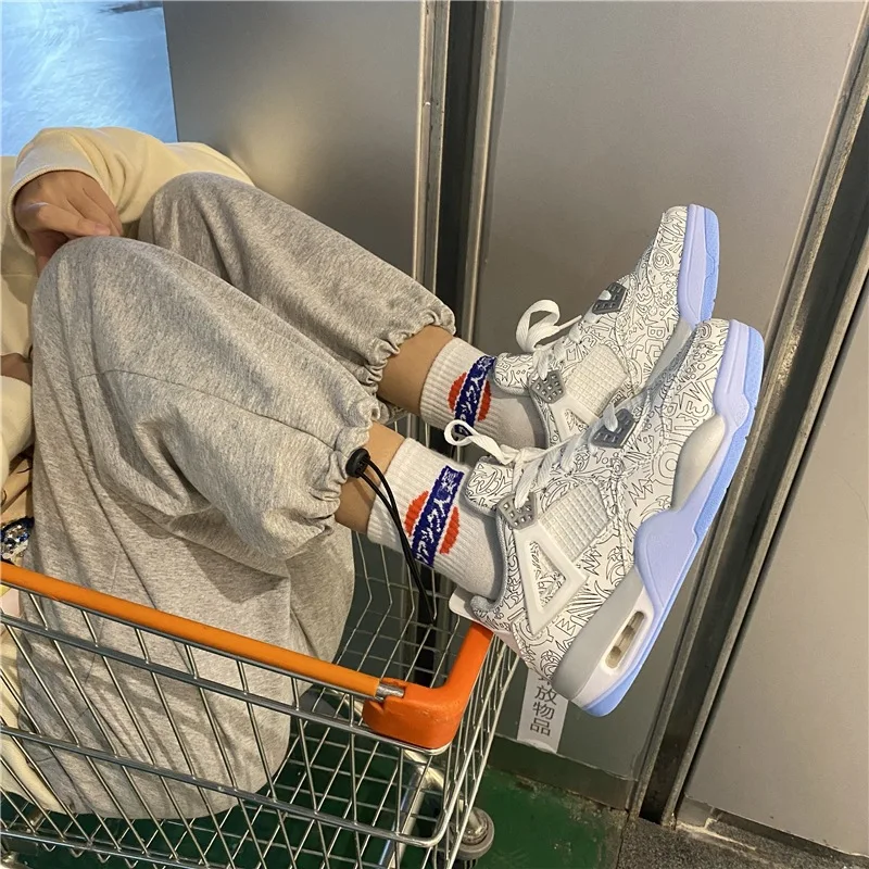 2023 nova mulher em forma de coração sneaker dunk cores misturadas ...