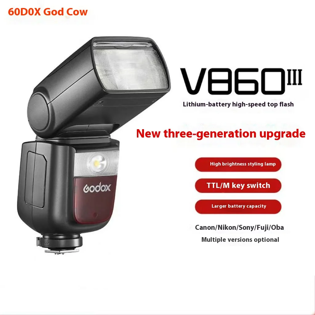 Godox V860III V860III-C V860III-N V860III-S V860 III TTL HSS Speedlite ...