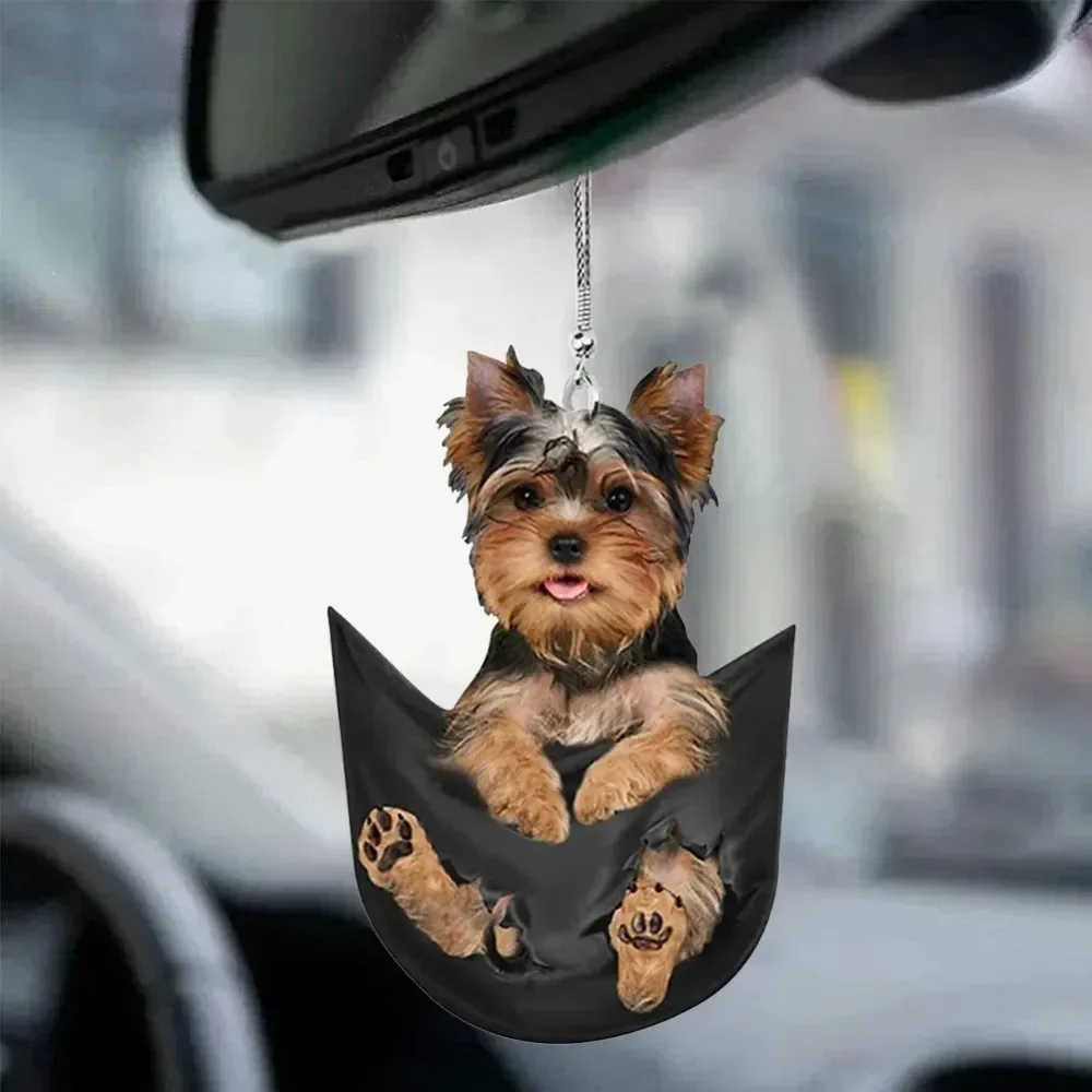 Car-Pendant-Cute-Mini-Puppy-Shape-Pendant-Practical-Interior-Car ...