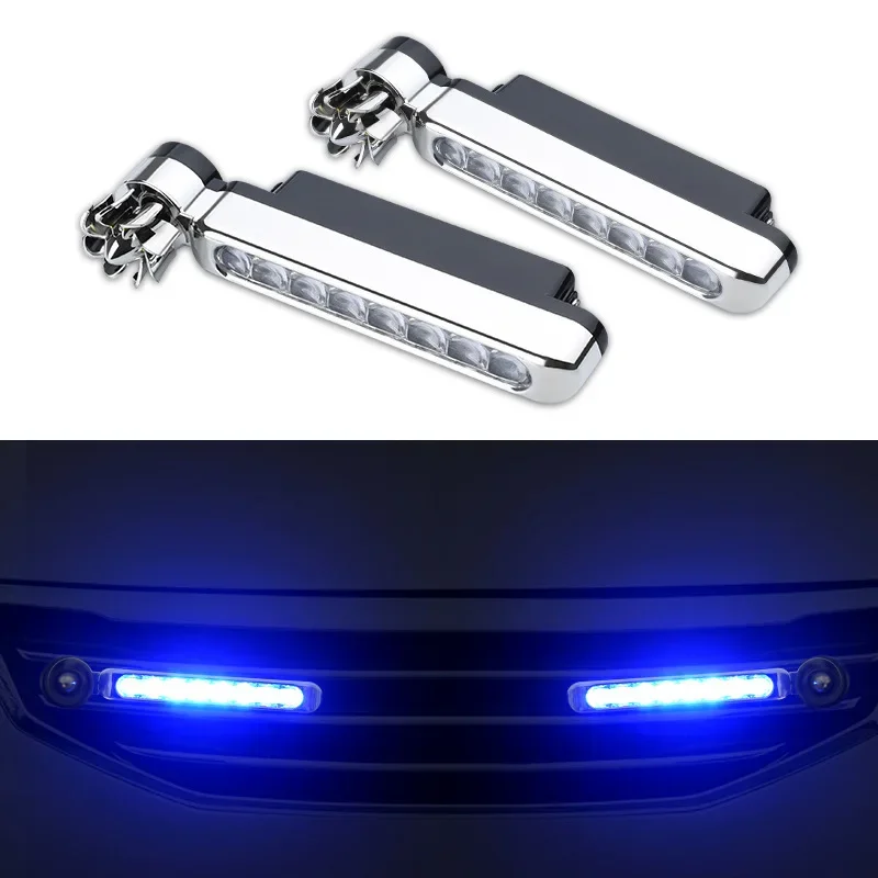 1-2pcs-Wind-Powered-Car-LED-DayTime-Running-Light-Auxiliary-Lighting ...