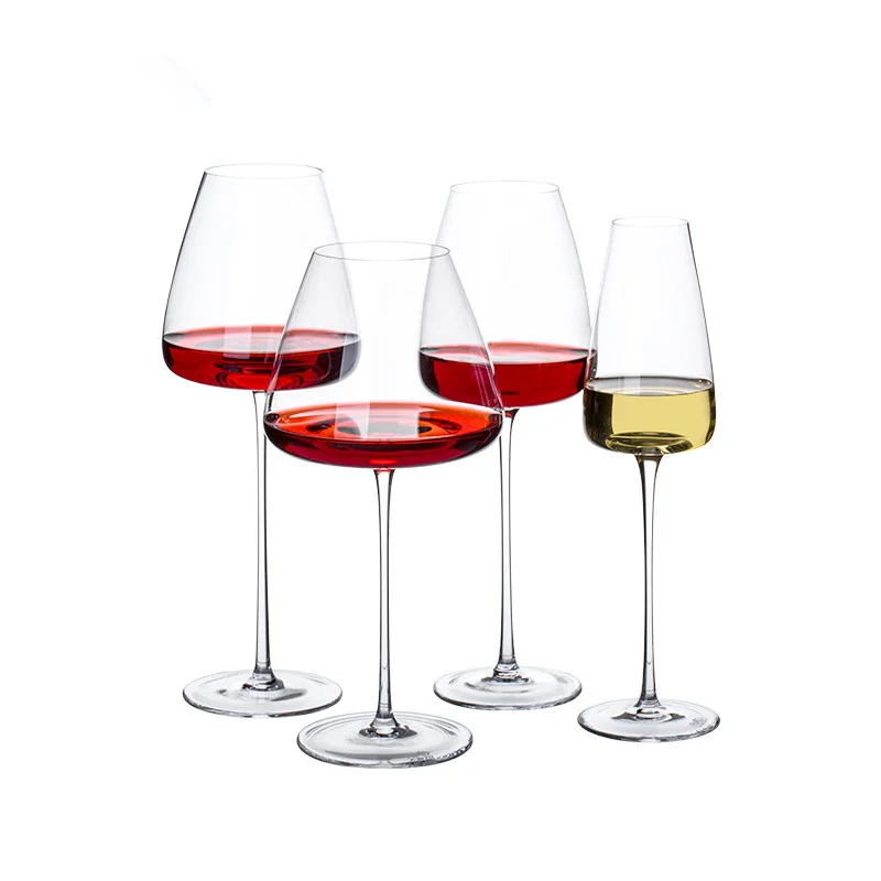 Handmade Red Wine Glass, Ultra-Thin Crystal Bordeaux Burgundy Goblet ...