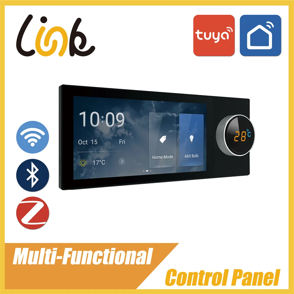 Tuya Intelligent Lcd Touch Panel Multi-functional Control Panel 6-inch ...
