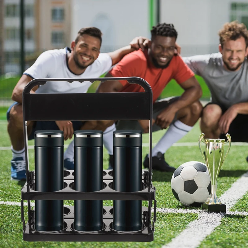Bottle-Cage-Holder-Reusable-Beverage-Storage-Rack-Football-Water-Bottle ...
