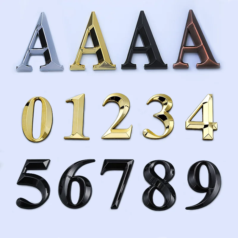 Door Plate Houses Numbers Plaque | Large House Number Outdoor ...