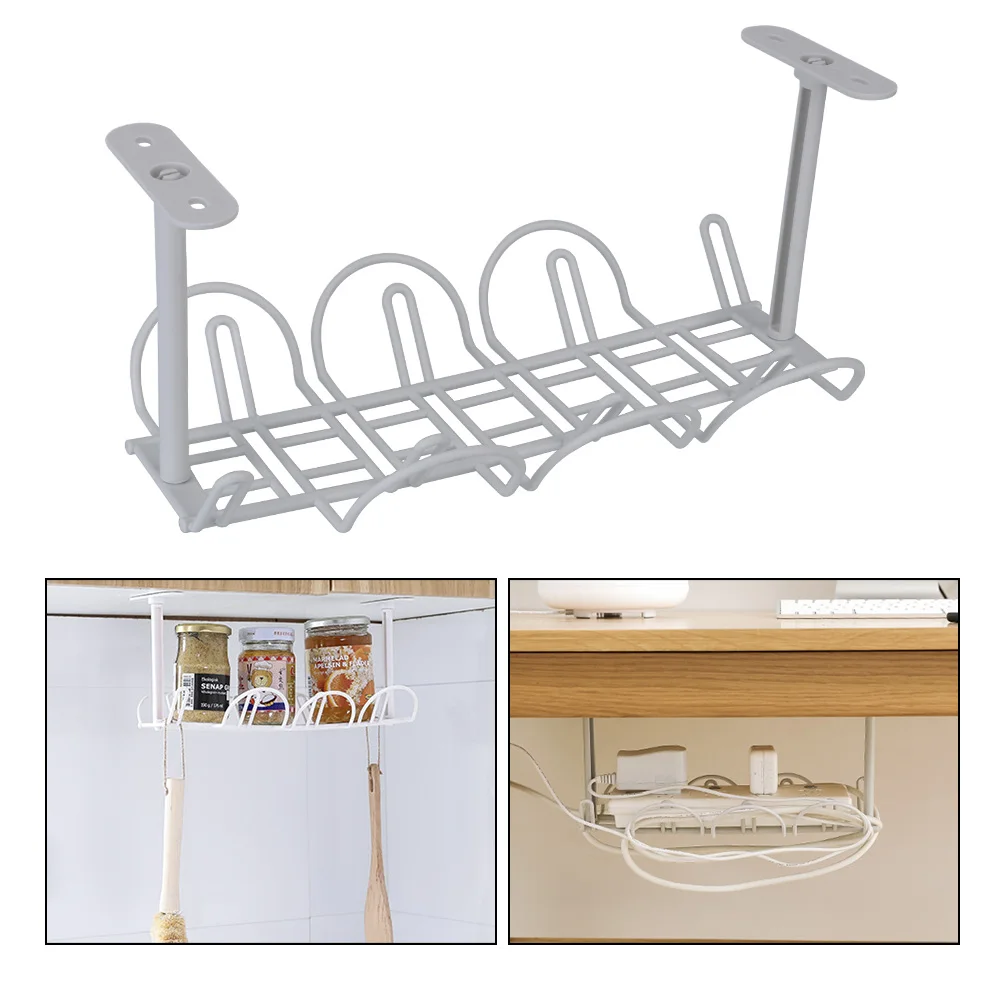 Wire-Cord-Power-Strip-Organizer-Shelf-Cable-Management-Tray-Socket ...