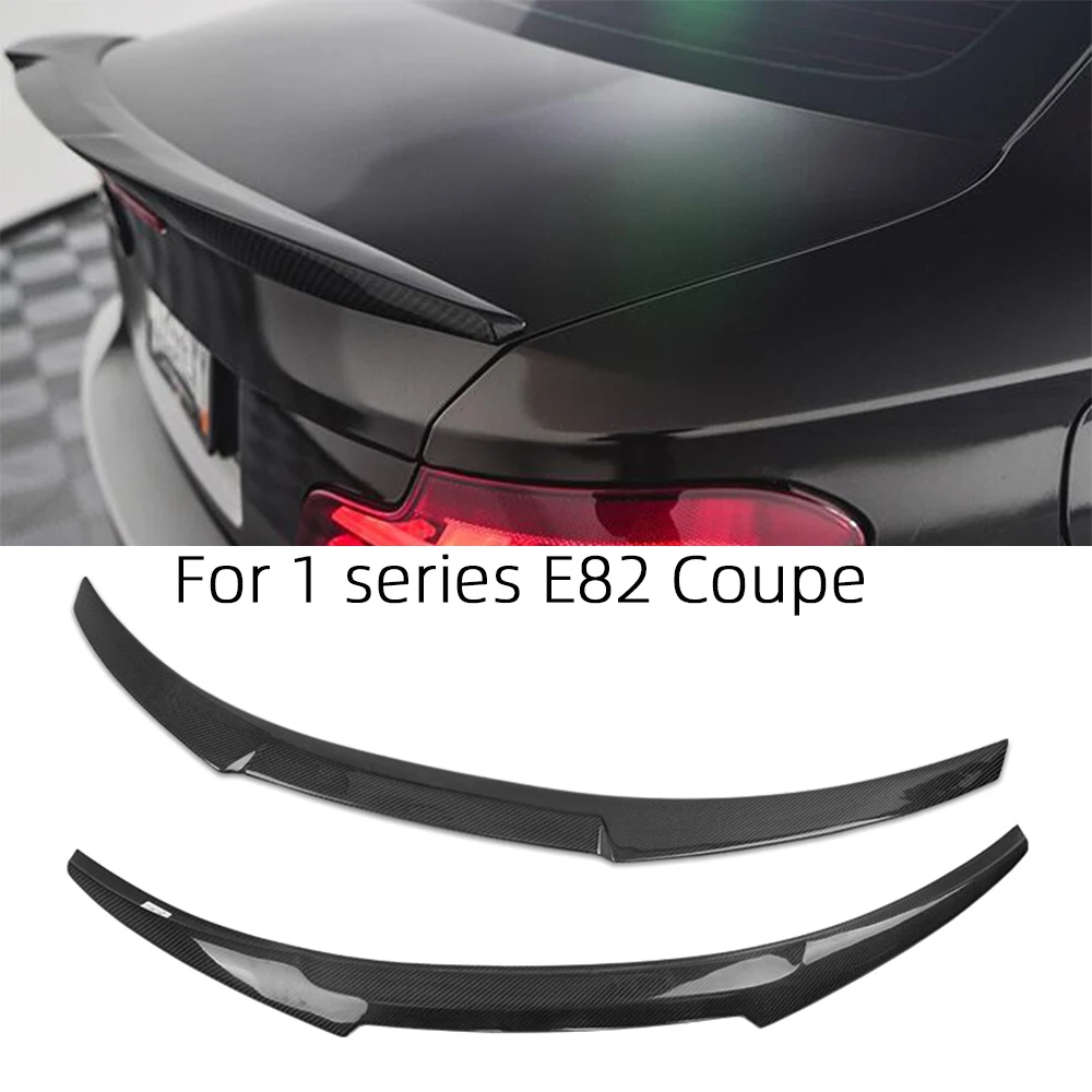 For-BMW-1-Series-E82-Coupe-Sedan-M4-Style-Carbon-fiber-Rear-Spoiler ...