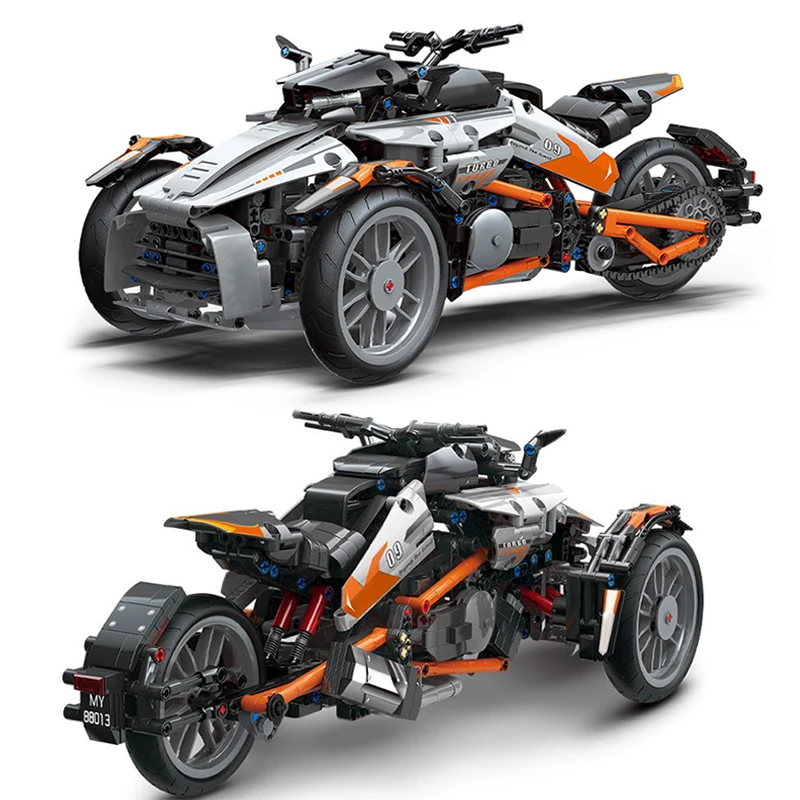 Technical-City-Speed-Racing-Motorcycle-Car-Model-Building-Block-MOC ...