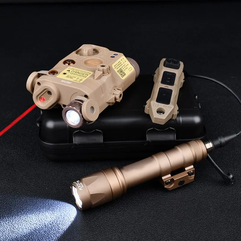 PEQ-15-Laser-M600-M600C-Tactical-Flashlight-600LM-Dual-Control-Switch ...