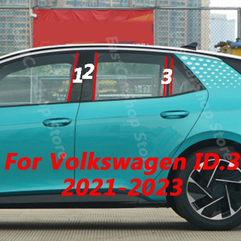 For Volkswagen VW ID.3 ID3 2021 2022 2023 Car Middle Column PC Window ...
