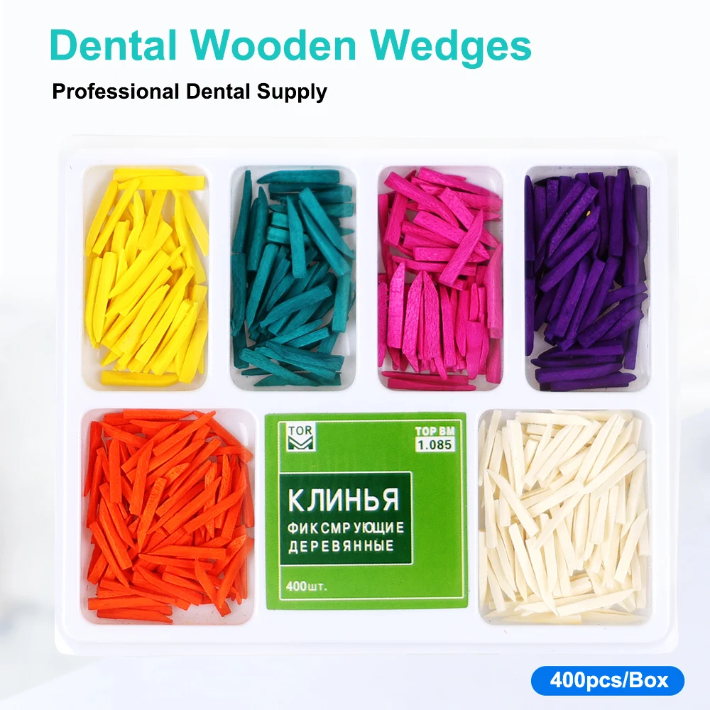 Denspay-Dental-Wedges-Plastic-Dental-Fixing-Wooden-Wedges-Teeth ...