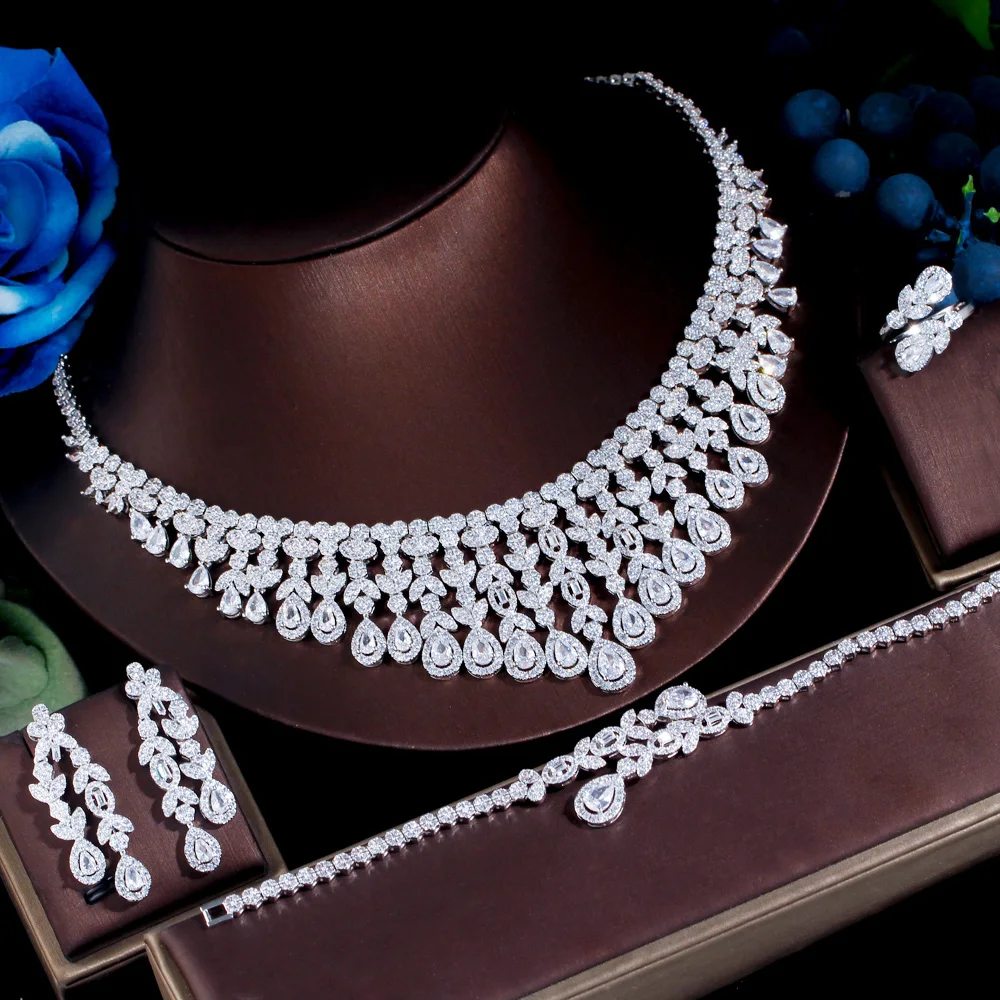 ThreeGraces-Luxurious-Dubai-Nigeria-Cubic-Zirconia-4pcs-Bridal-Jewelry-Set-for-Women-Wedding ...