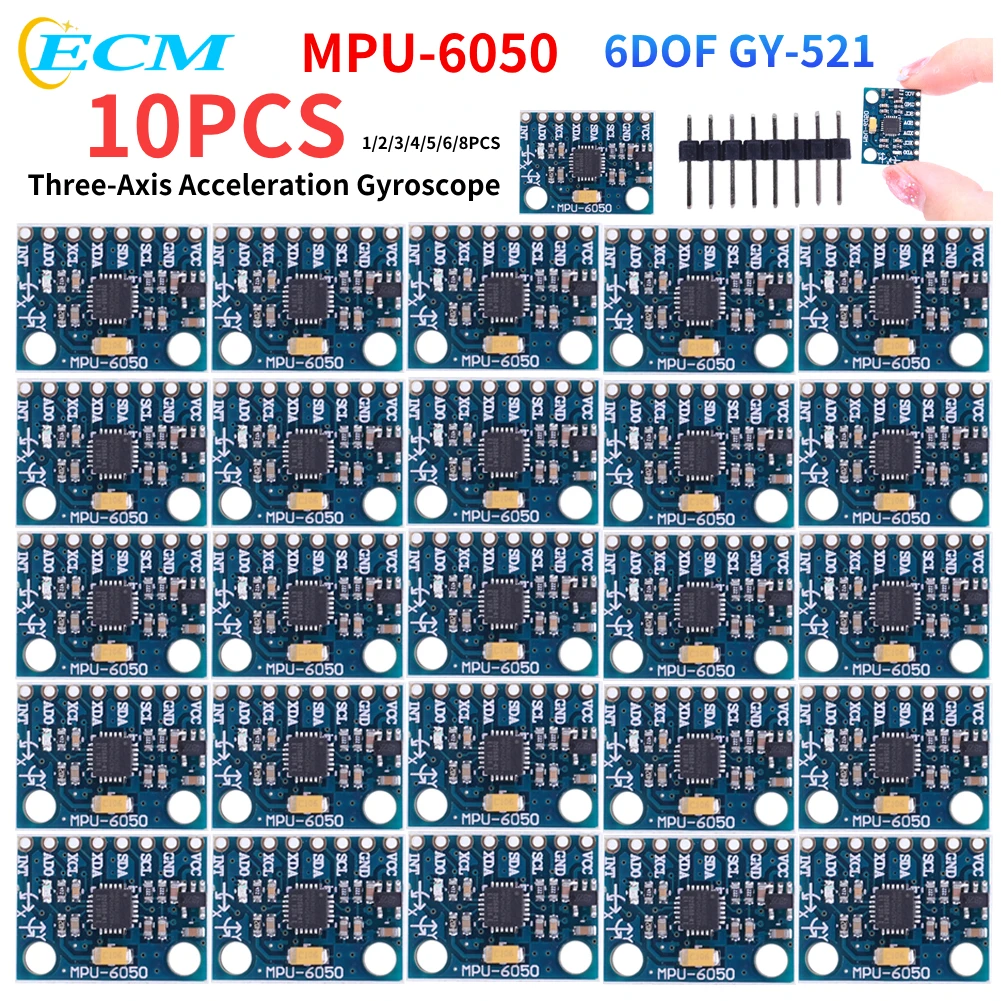 MPU-6050-Module-3-Axis-Analog-Gyro-Sensor-GY-521-Three-Axis ...