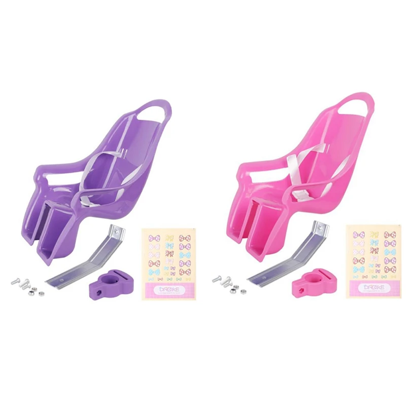 Universal-Doll-Bike-Seat-With-Stickers-DIY-Decal-Girls-Kids-Bike ...