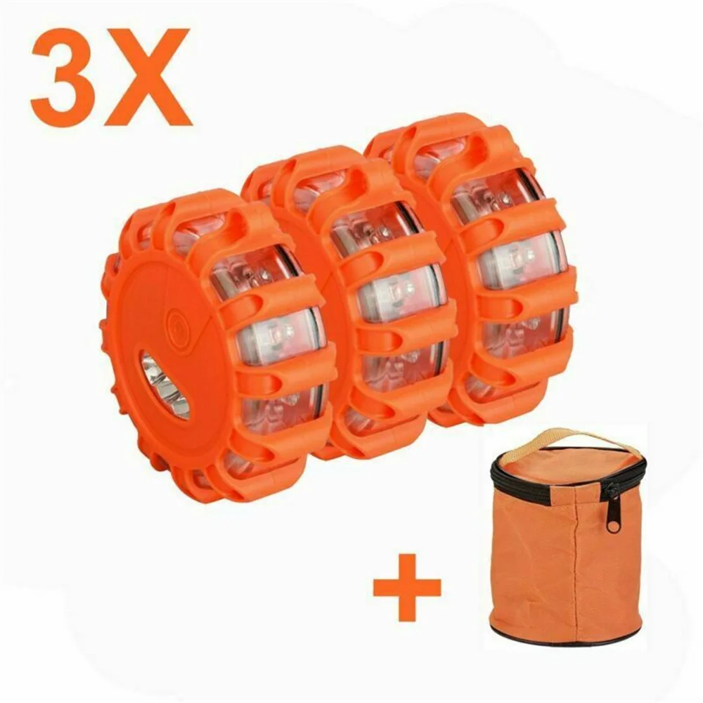 3PCS-LED-Magnetic-Obstacle-Emergency-Light-Flare-Safety-Rescue-Warning ...