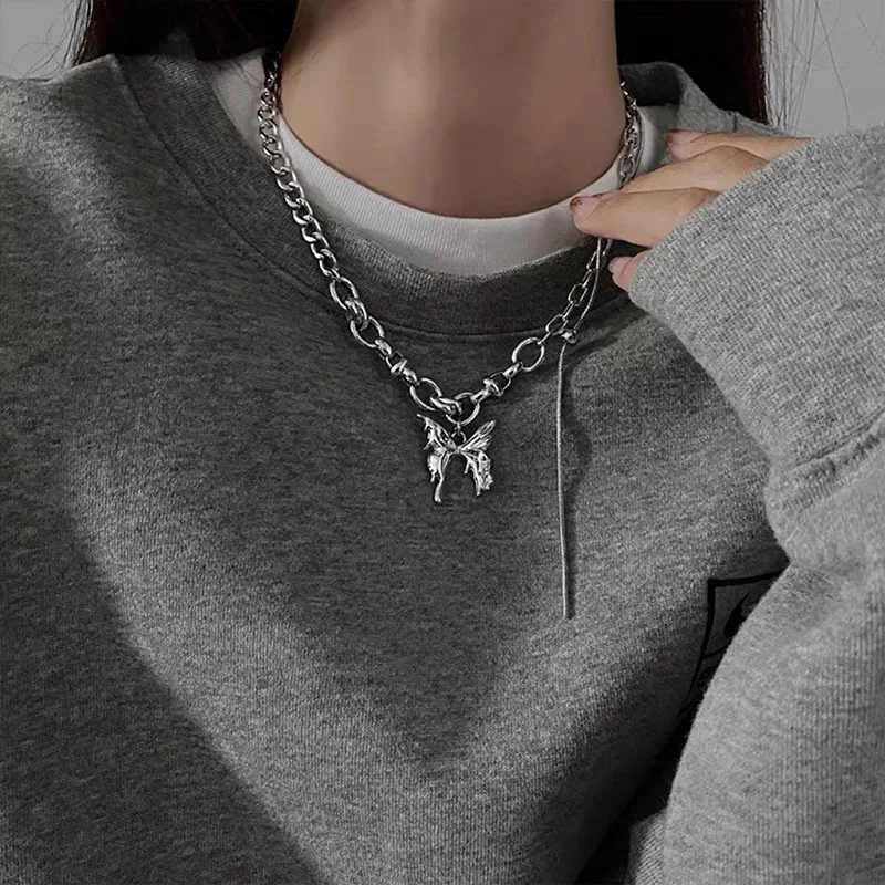 Streetwear-Fashion-Link-Chain-Splicing-Clavicle-Chain-Autumn-Winter ...