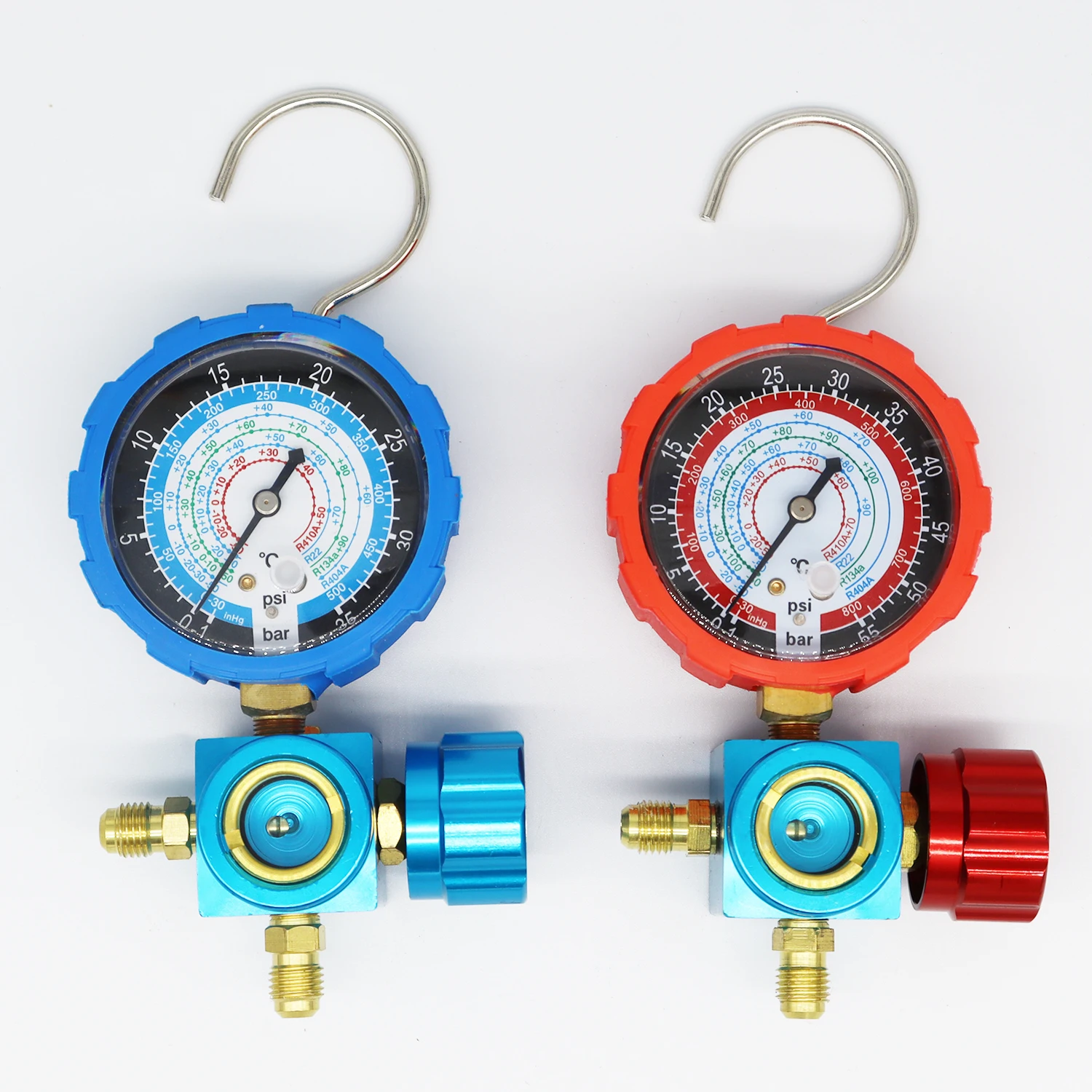 800-500PSI-Refrigerant-Manometer-Manometer-Air-Condition-Pressure-Gauge ...