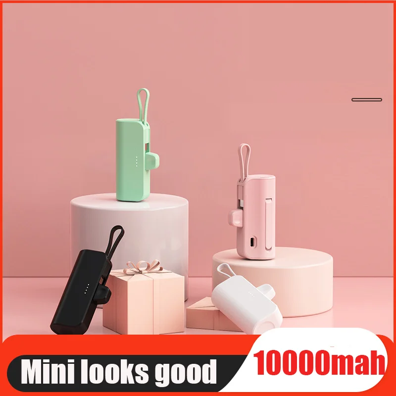 2024-New-Version-of-Pocket-Capsule-Power-Bank-10000-MAh-Mobile-Phone ...