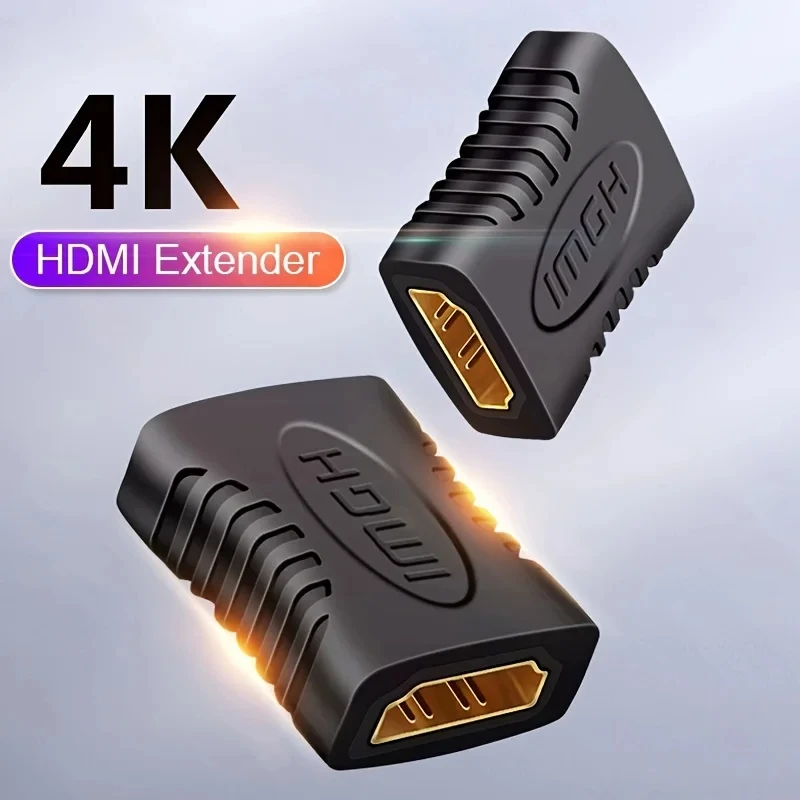 4K-HDMI-Extender-Female-To-Female-Converter-Extension-Audio-Adapter-For ...