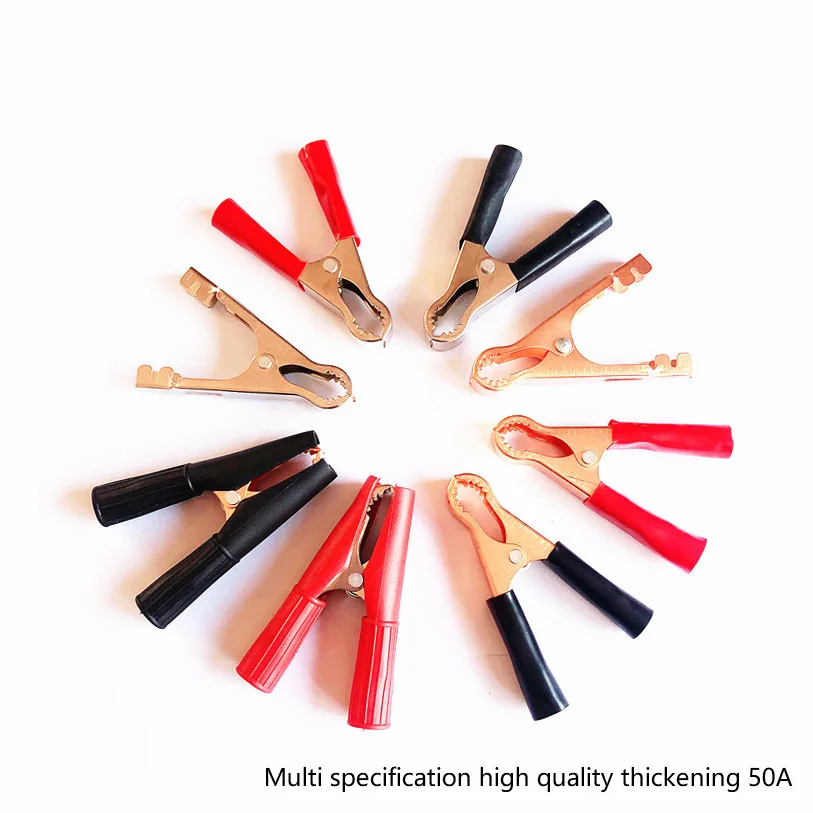 50A Alligator Clip Adapter Battery Clip Charging Clip High Power ...