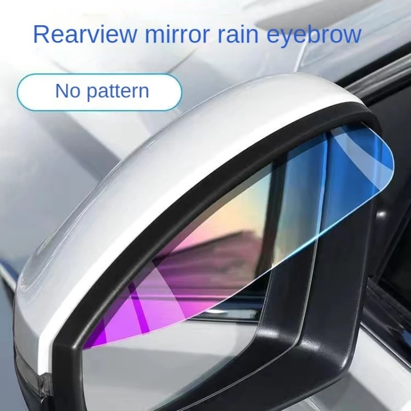 Car-Rearview-Mirror-PVC-Colorful-Transparent-Rain-Eyebrows-Waterproof ...