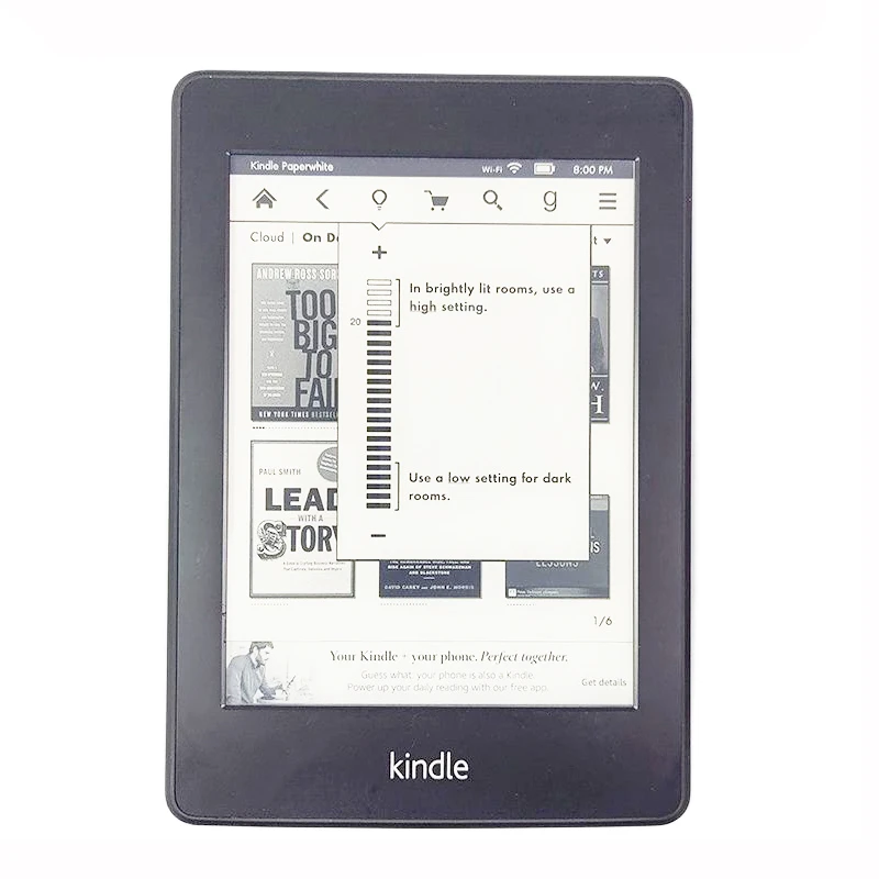 With Backlight Reading At Night 6 inch Ink Touch Screen E-ink Ebook ...