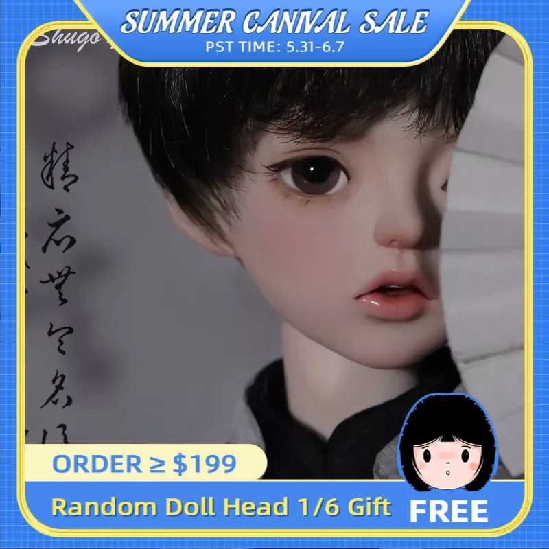 Shuga-Fairy-1-4-Pelette-Bjd-Doll-Yuma-Body-Paper-Fan-Scholar-New ...