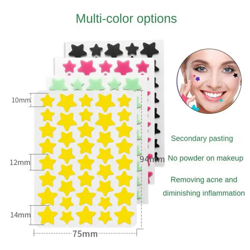 New-Creative-Star-Shaped-Acne-Pimple-Patch-Invisible-Concealer ...