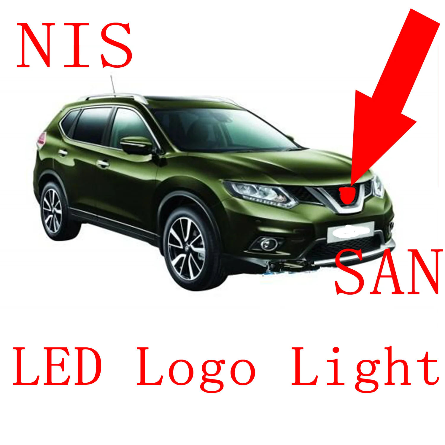 NIS-4D-SAN-Front-Rear-Automobile-LED-Emblem-Light-Car-Badge-Logo-Lamp ...