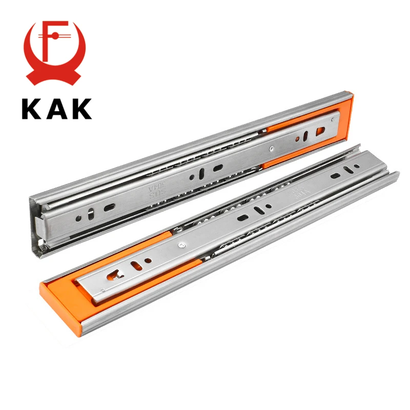KAK-10-22-Stainless-Steel-Drawer-Slides-Soft-Close-Drawer-Track-Three ...