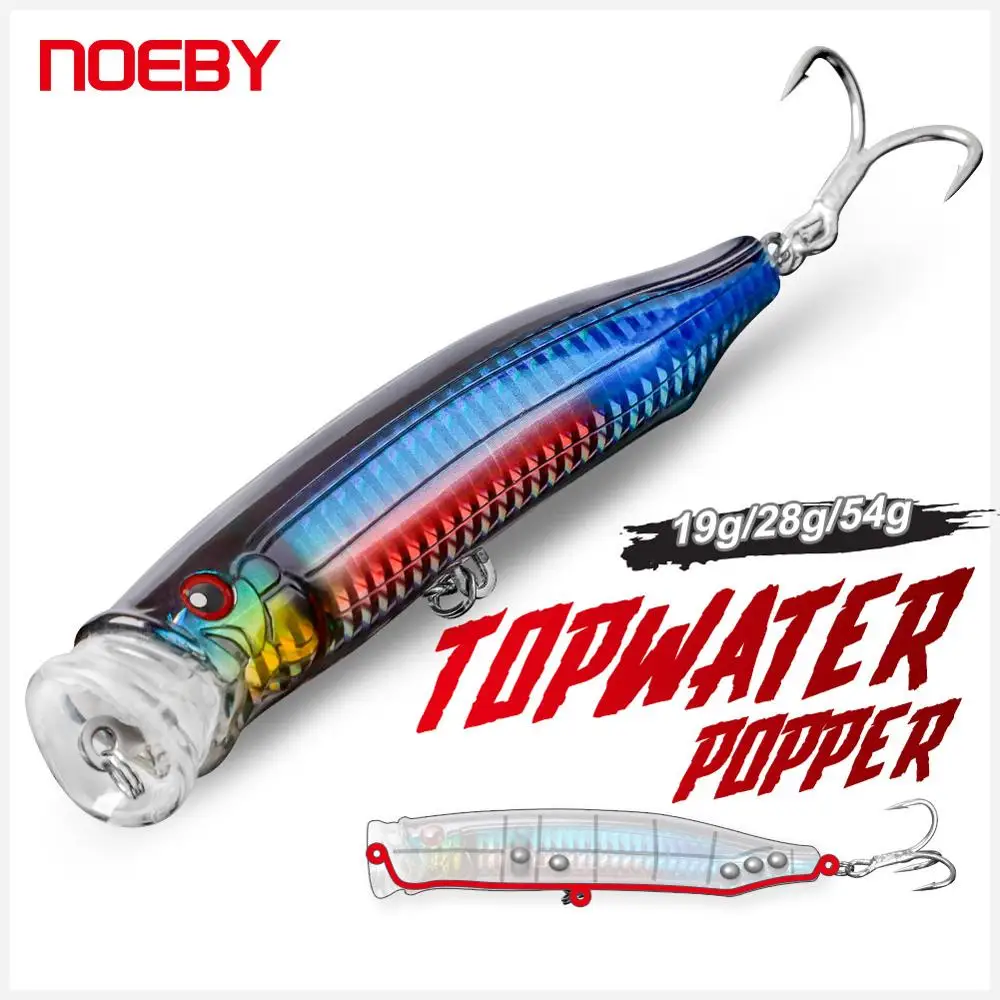 Noeby-Feed-Popper-Fishing-Lure-Topwater-100mm20g-120mm29g-150mm55g-Wobbler-Artificial-Hard-Bait ...