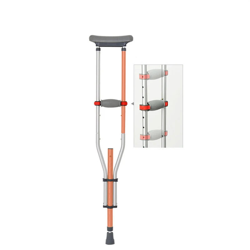 Aluminum Alloy Folding Armpit Crutch - Adjustable Walker for Elderly ...