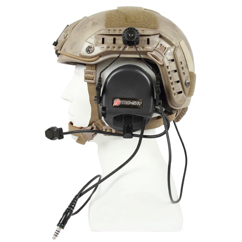 TS-TAC-SKY-Tactical-Headphones-TEAHEADSET-Hi-Threat-Tier-1-Silicone ...