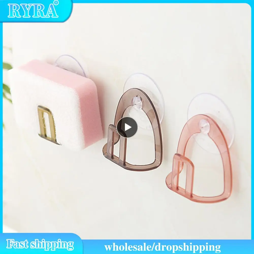 Suction-Cup-Sponge-Holder-1pcs-Sponge-Drain-Rack-Kitchen-Storage-Hanger ...