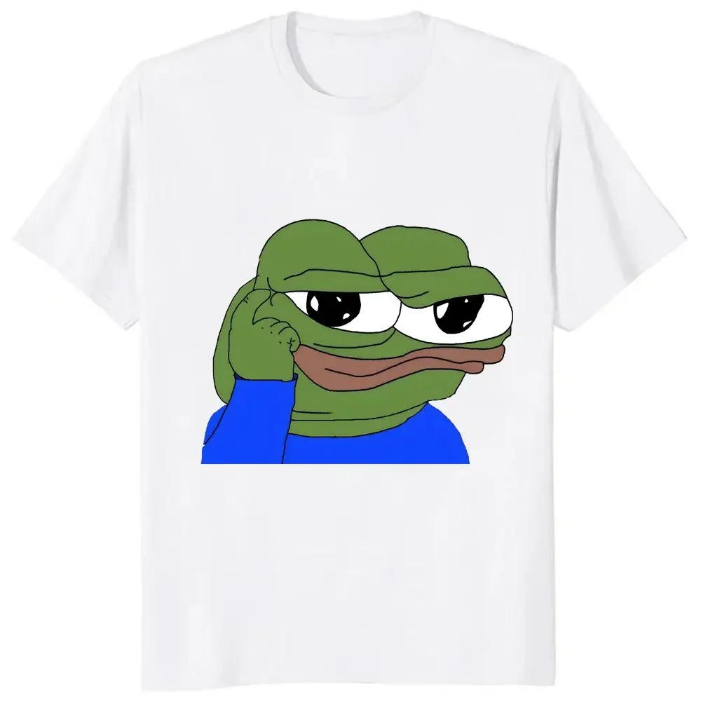 Camisa con estampado de rana de Pepe the Frog, divertida camiseta ...