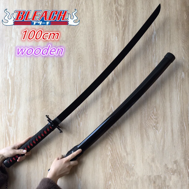 Bleach Sky Noon Moon Sword Props Kurosaki Ichigo Zanpakutou Black Ninja ...