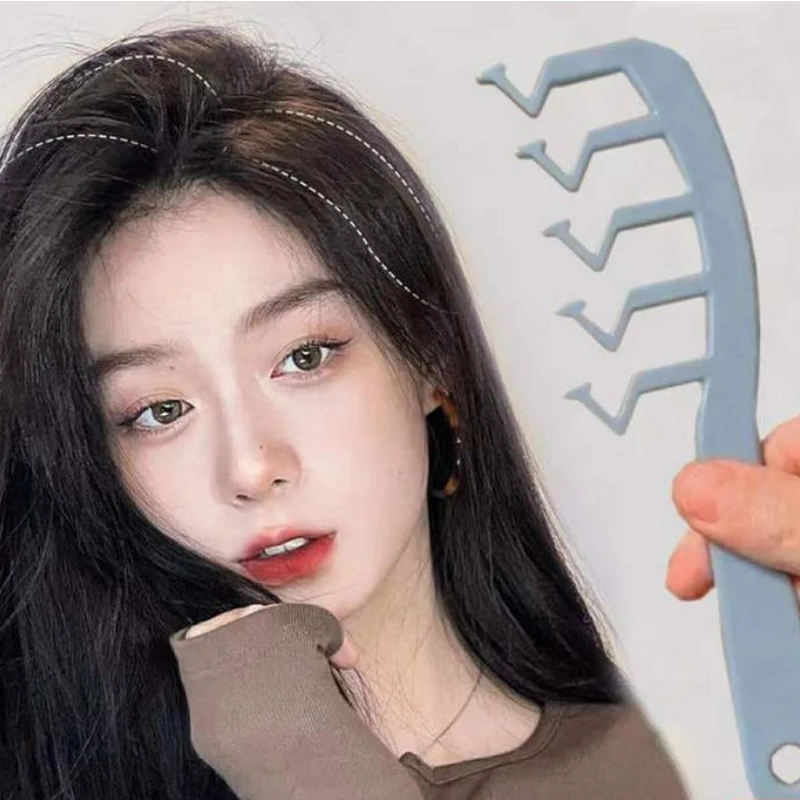 Hair Fluffy Comb Z Shape Hair Slit Comb Curly Bangs Styling Comb ...