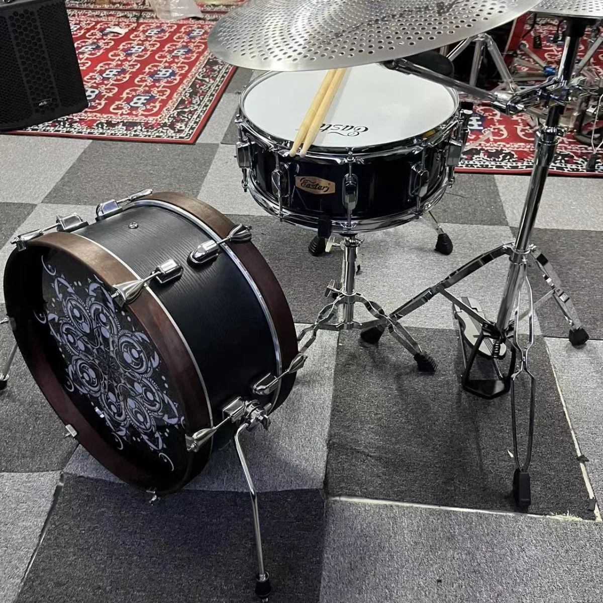 1Pc-Independent-Bottom-Drum-Wooden-Percussion-Instrument-Drum-18-inches ...