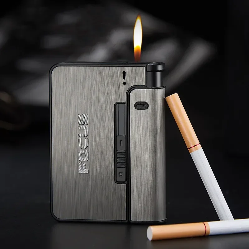 Automatic Cigarette Case Box Metal Portable Cigarette Holder Storage ...